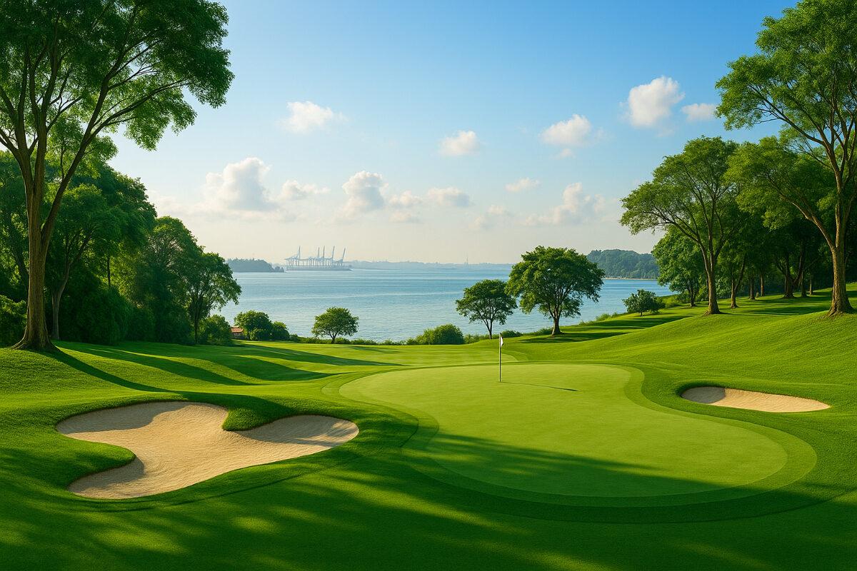 Changi Golf Club , Historic 9-Hole Coastal Golf Course in Singapore