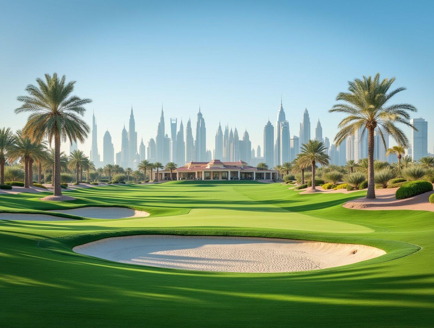 Emirates Golf Club , Majlis & Faldo Courses, Dubai