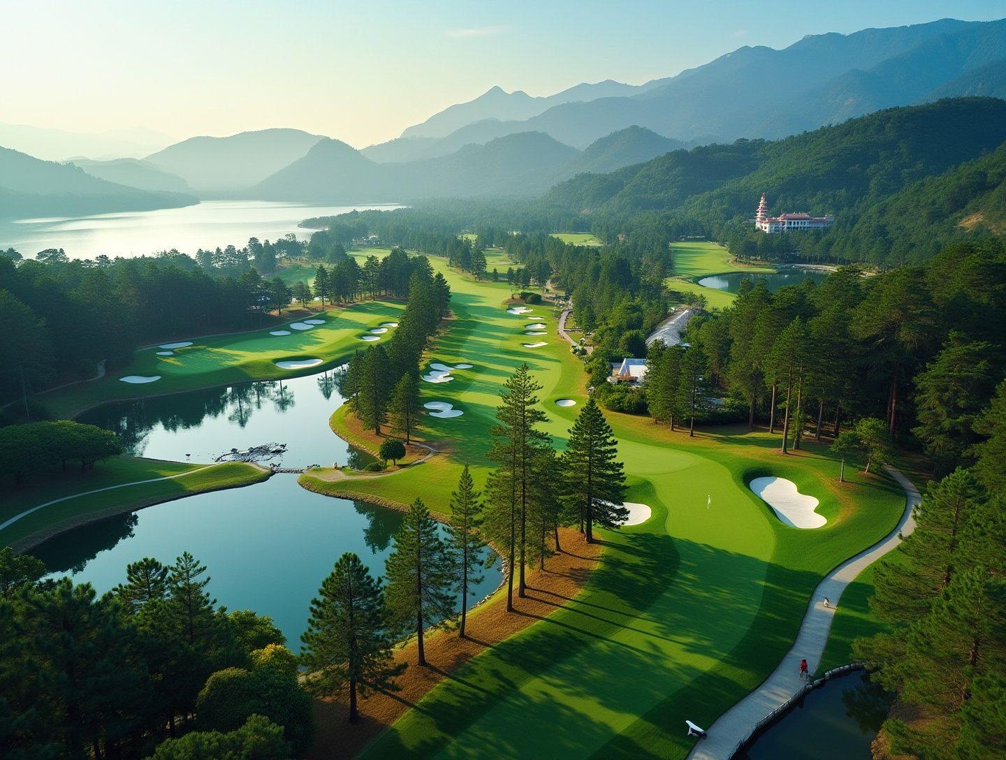 Kunming Lakeview Golf Club, Kunming , Highland Golf by Dianchi Lake