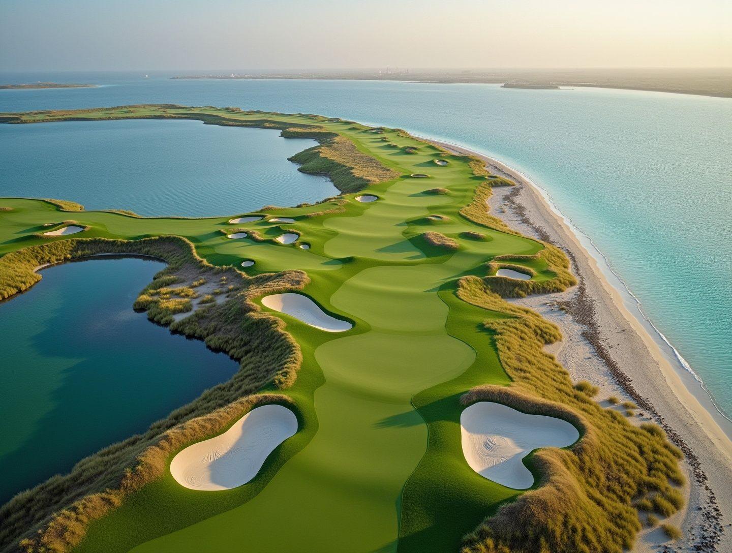 Yas Links Abu Dhabi , Coastal Links Golf, UAE